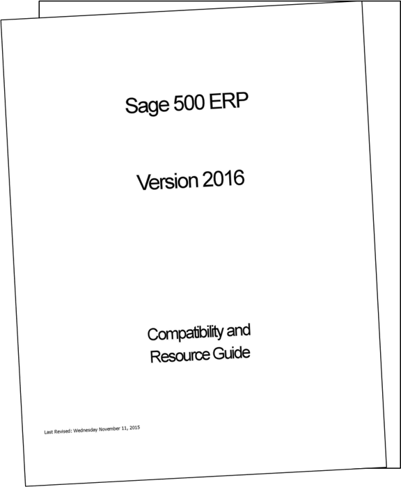 Sage 500 ERP System Requirements