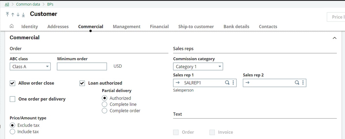 How to Setup Sage X3 to Track Sales Representatives and Commissions