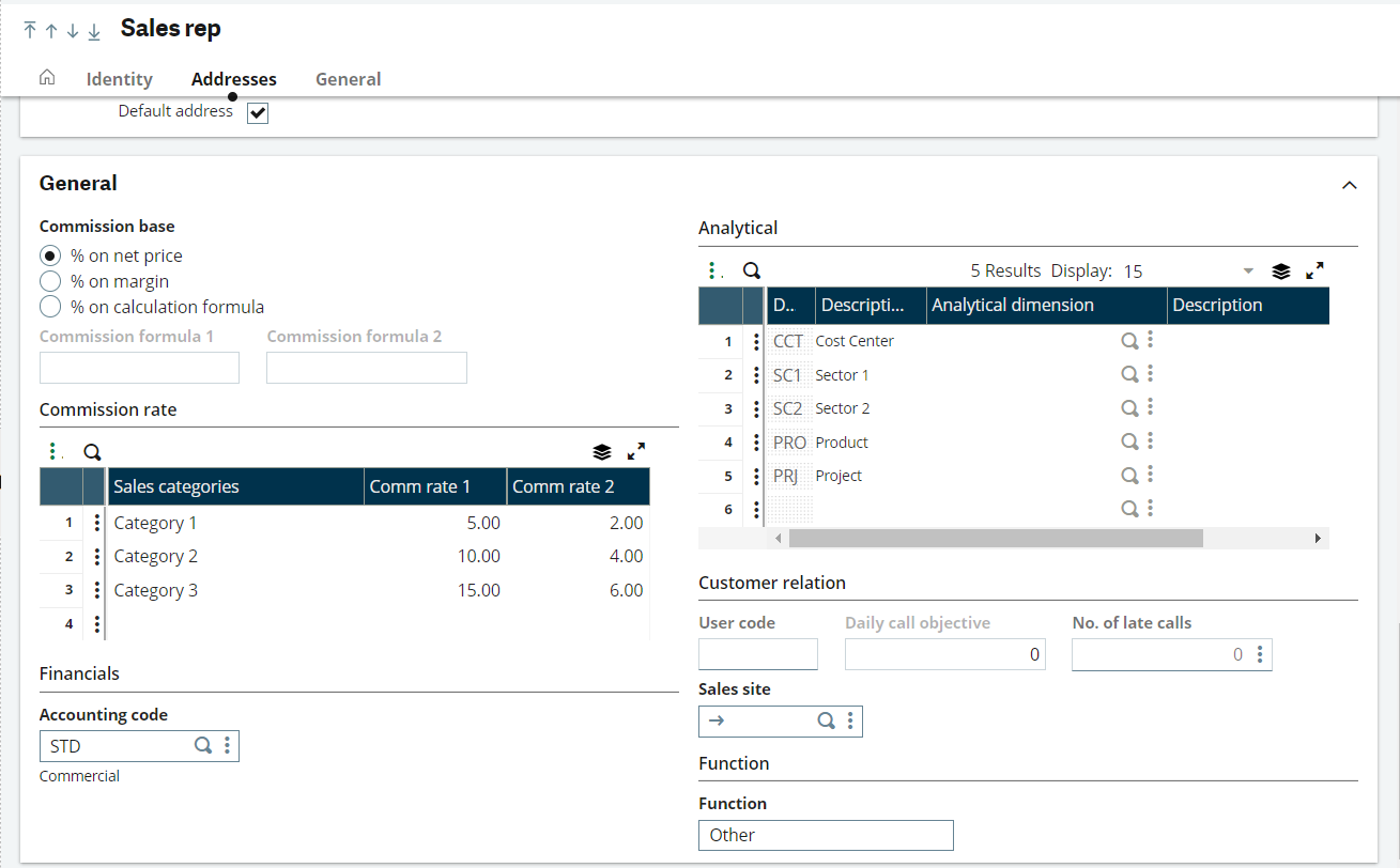 How to Setup Sage X3 to Track Sales Representatives and Commissions