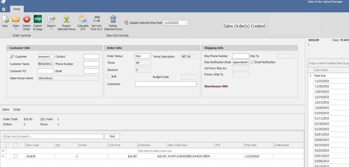 Custom Built Sales Order Entry Solution for Sage 100 Users