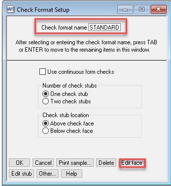 How to Prevent the Word PAY from Printing on AP Checks in Sage 300 CRE
