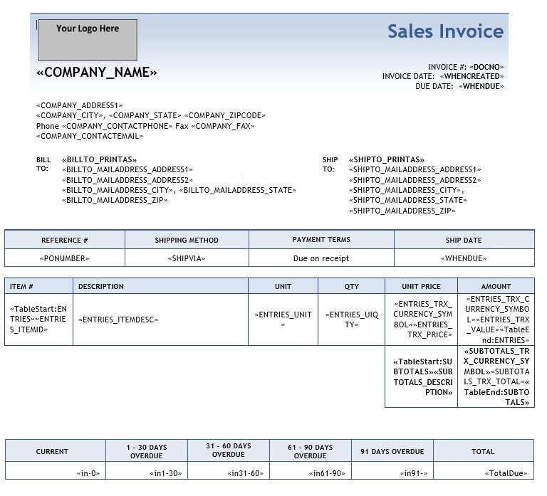 A Visual Guide to Order Entry Invoice Samples from Sage Intacct