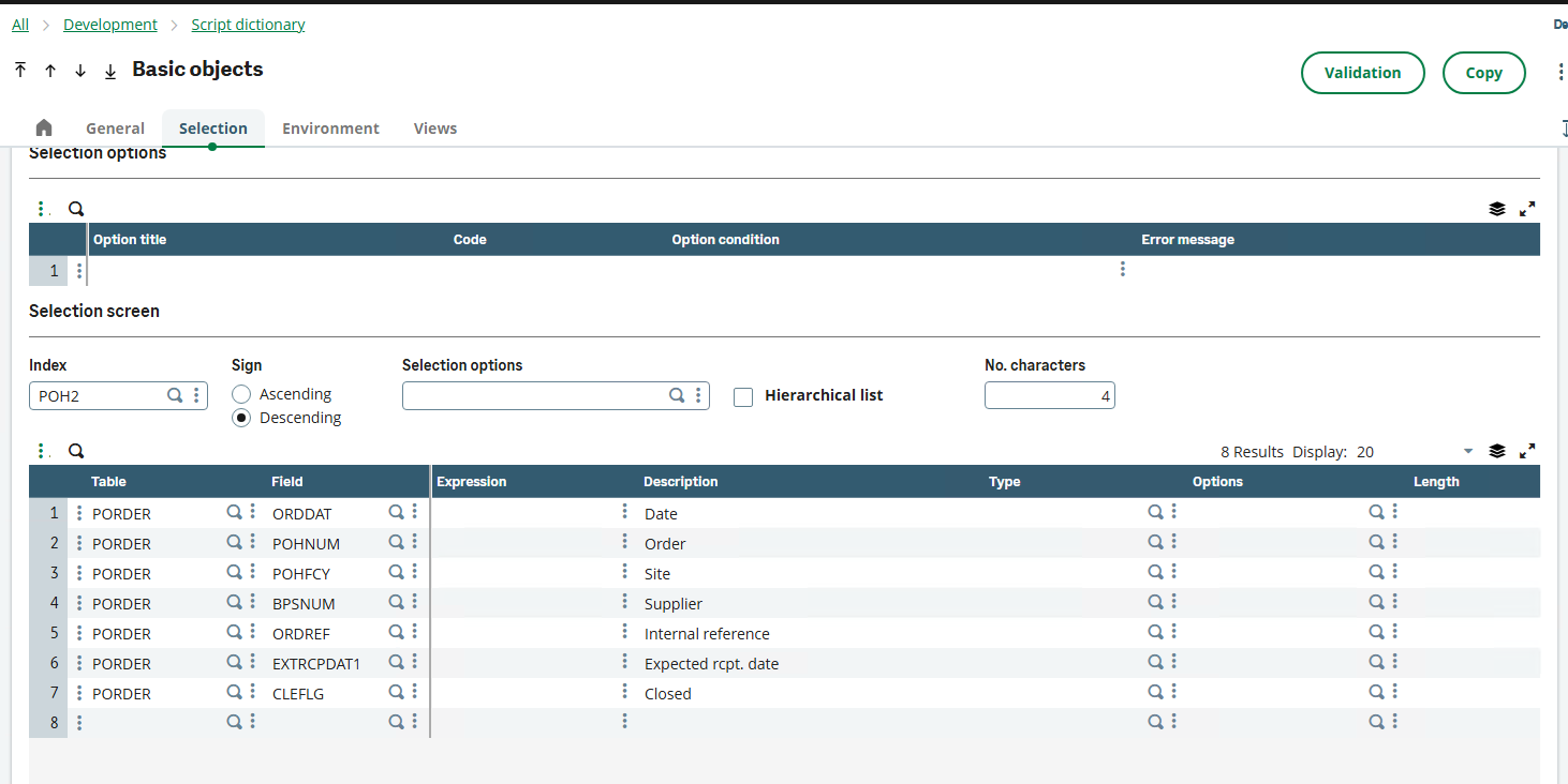 How to Add a New Column to the Left List in Sage X3 V12