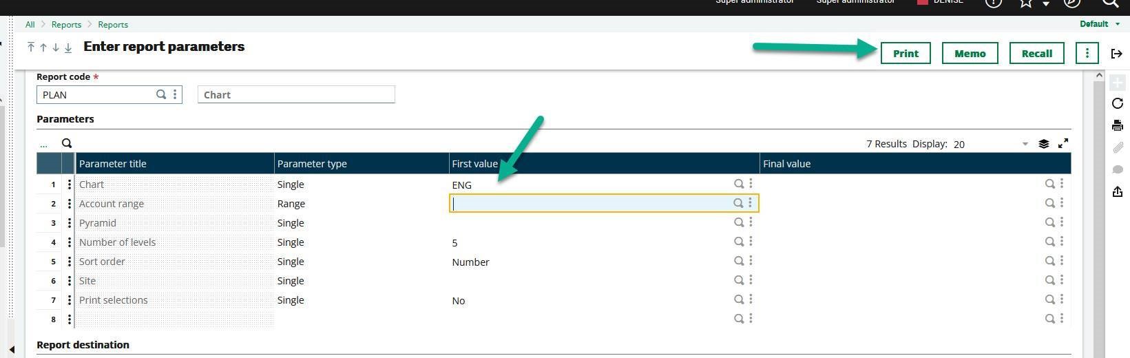 How to Print Your Chart of Accounts in Sage X3