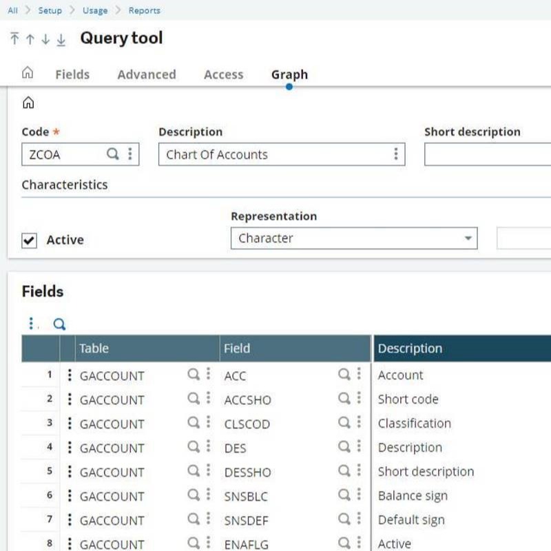 How to Print Your Chart of Accounts in Sage X3