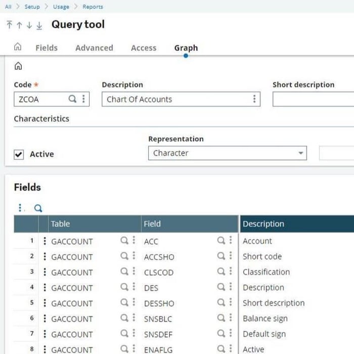How to Print Your Chart of Accounts in Sage X3