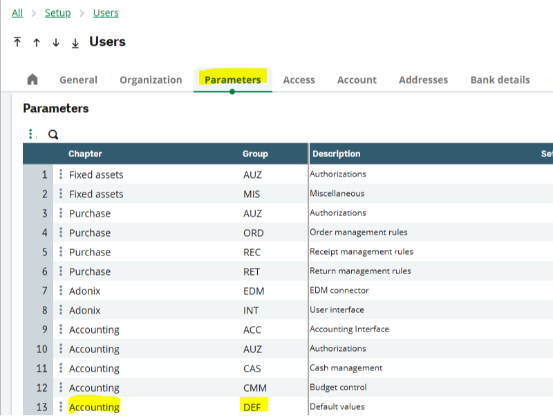 How to Setup a Default Journal Entry Transaction in Sage X3