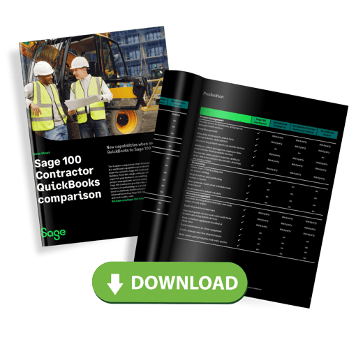 Sage 100 Contractor | Construction and Service Management Software