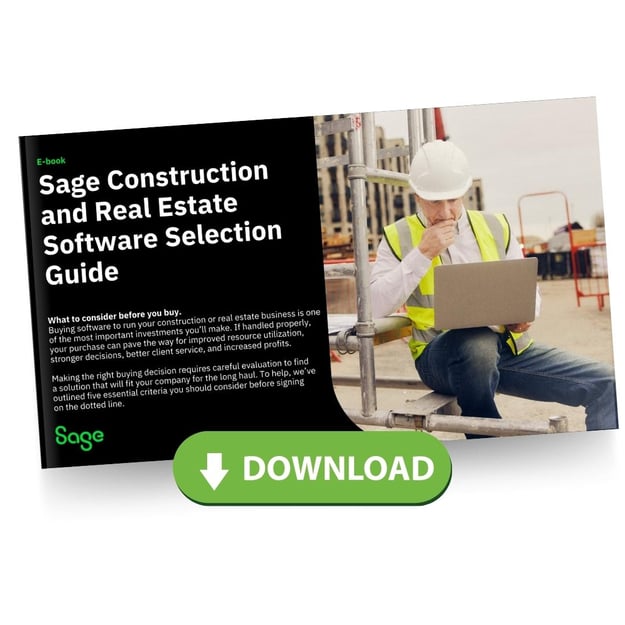 Sage Software—Accounting and Project Management Solutions for Construction