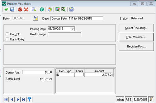 Sage 500 & X3 Integration with Concur