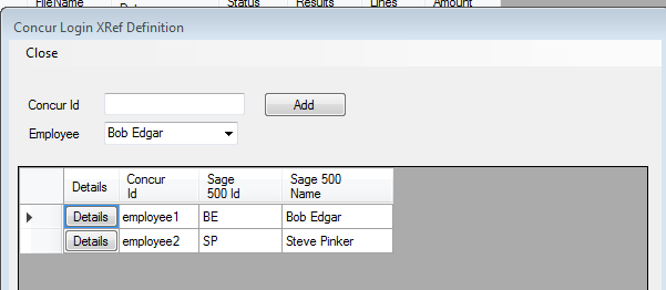 Sage 500 & X3 Integration with Concur