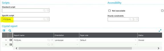 Crystal Report Generation and Overrides from Sage X3 4GL