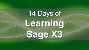 Sage X3 Advanced ERP Accounting Software Chart of Accounts Overview