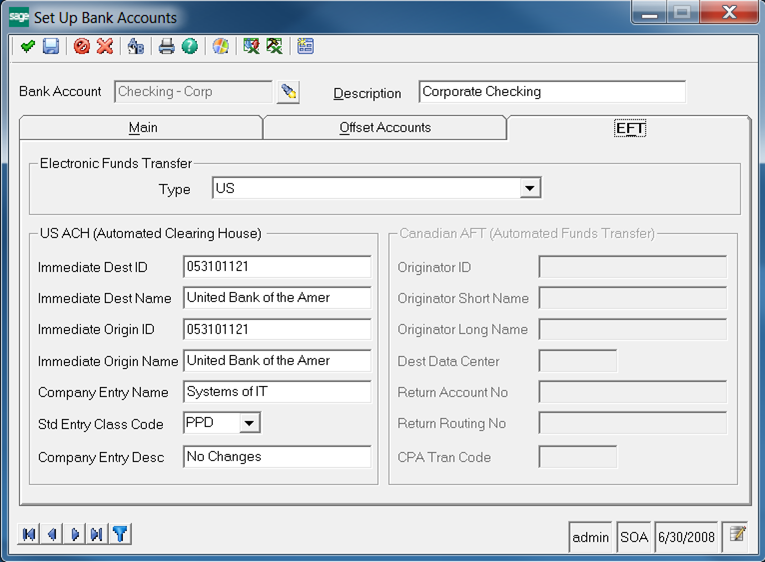 How to Set up ACH Processing in Sage 500 Accounts Payable