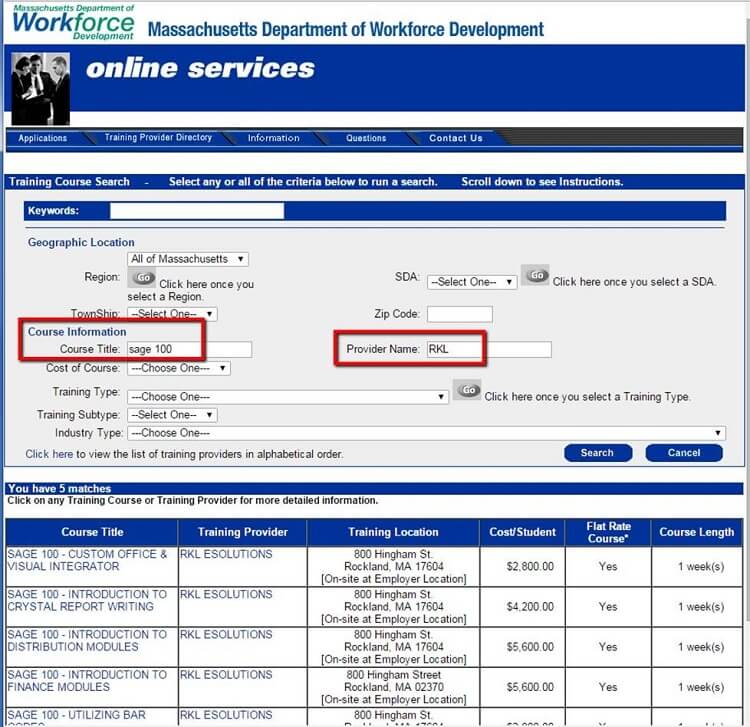 Massachusetts Offers Grants for Training and Technical Assistance