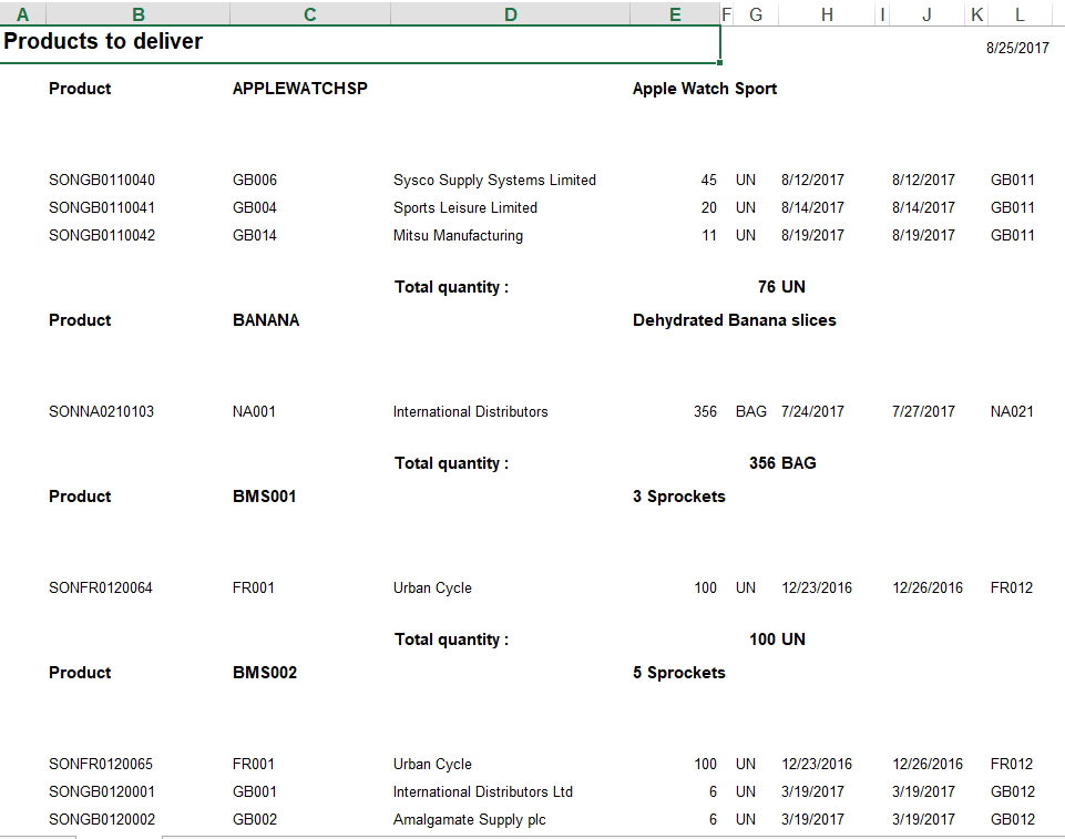 How to Print Sage X3 Reports Into Word or Excel
