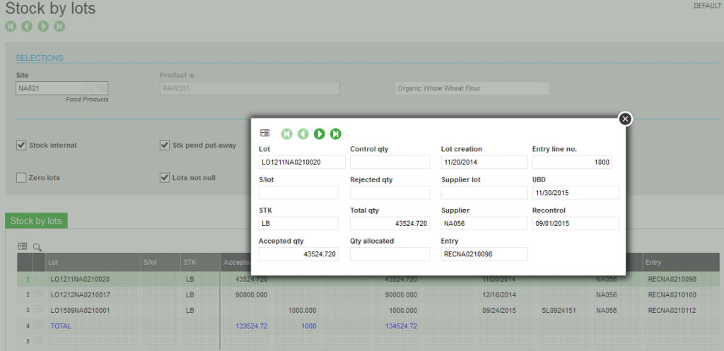 Track Lots across Product Lifecycle