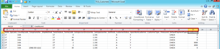 Excel Tips for Sage 100 Data Import Using Visual Integrator