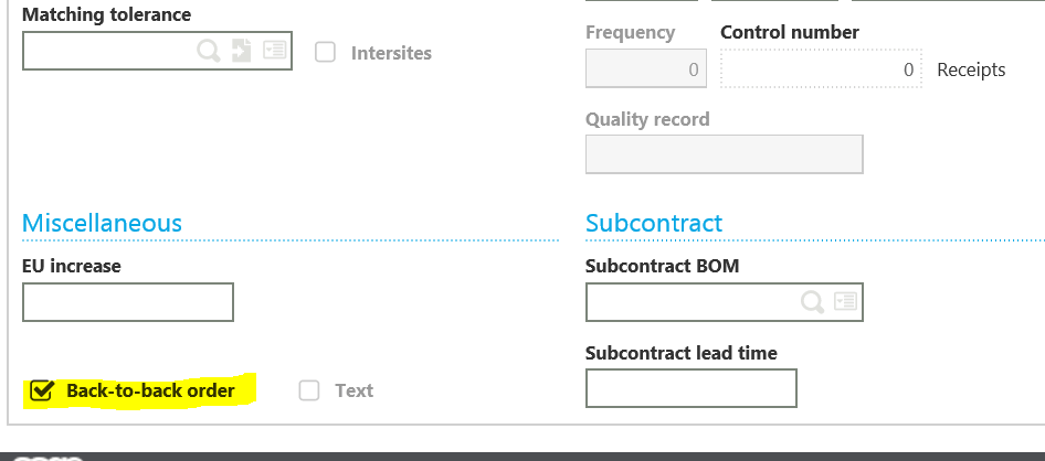 How to Choose a Supplier on a Back-to-Back Order in Sage X3