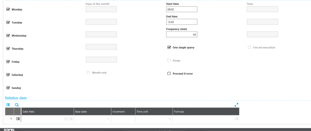 How to setup WIP Finalization as a Recurring Task in Sage X3