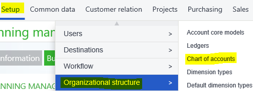 Sage X3 Advanced ERP Accounting Software Chart of Accounts Overview