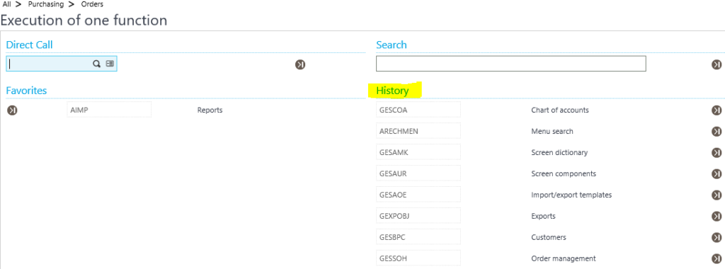 Sage X3 General Navigation and User Interface