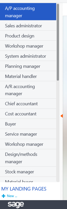 Sage X3 General Navigation and User Interface