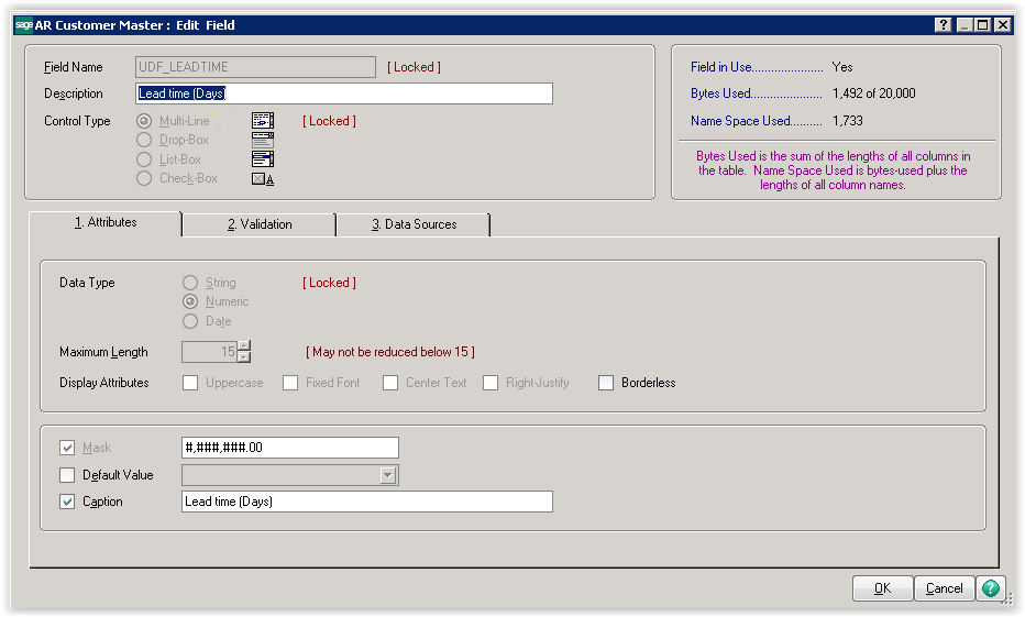 Extending Sage 100 with Custom Office user-defined fields, tables and scripts