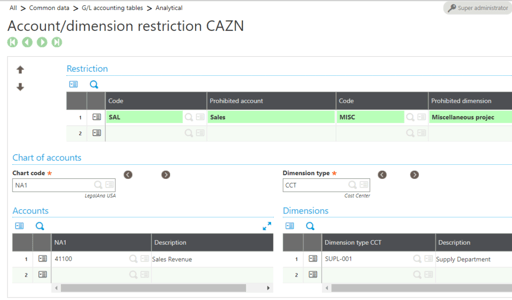 How to Setup Restriction Codes in Sage X3