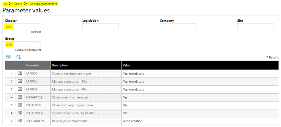 How to Setup Purchase Signature Workflow in Sage X3