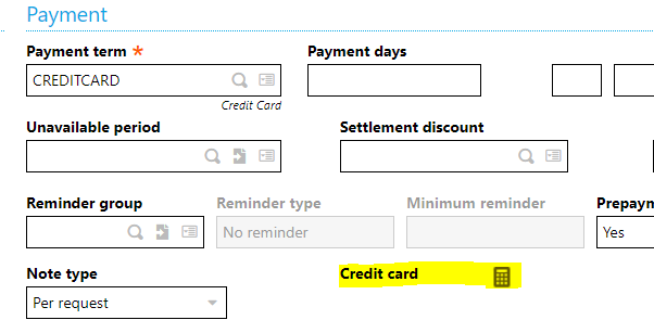 Paya Credit Card Flow in Sage X3