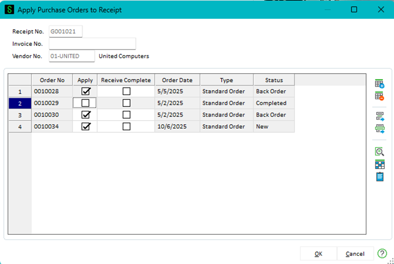 How to Receive Goods for Multiple Purchase Orders on the Same Receipt ...