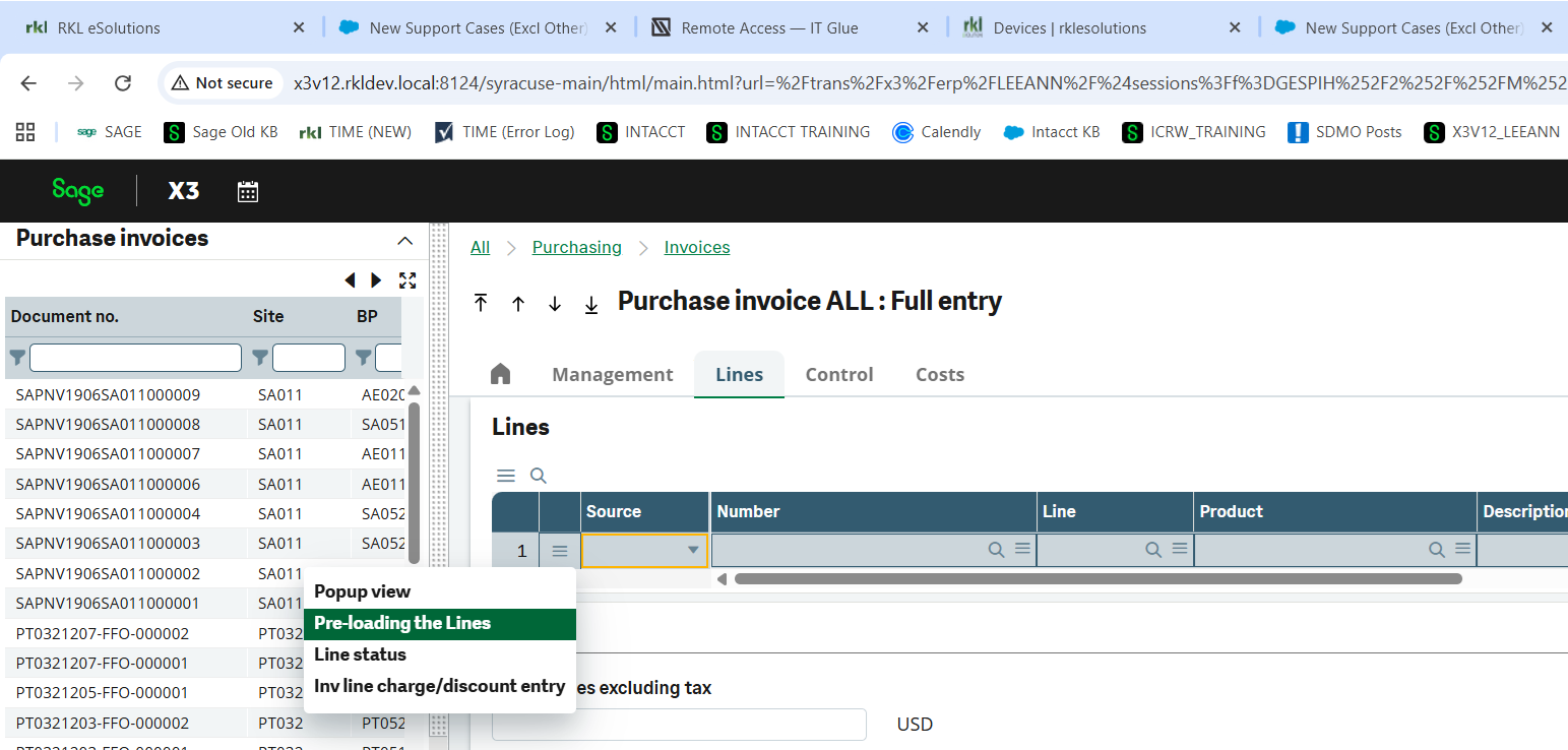 How to Create a Complementary Invoice in Sage X3