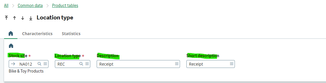 How to Set Up Locations and Location Types for Stock in Sage X3