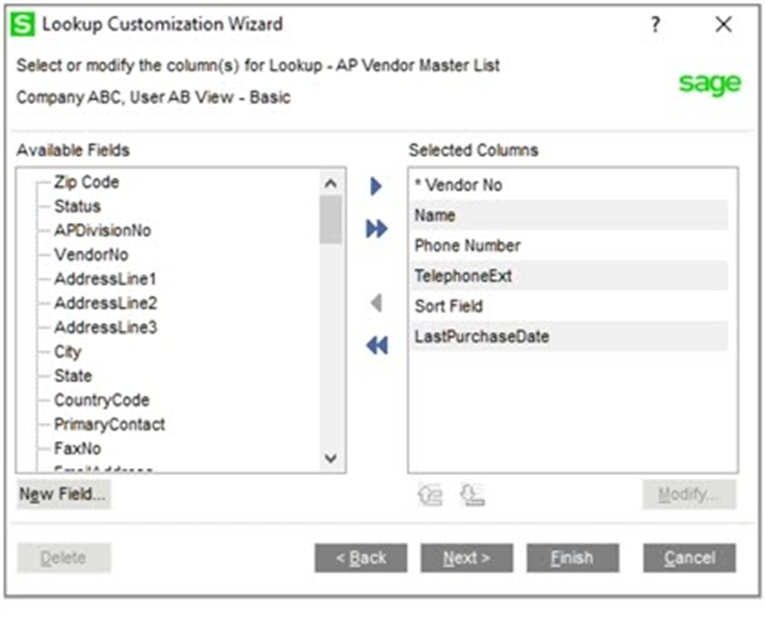 How To Create a Custom Lookup View in Sage 100