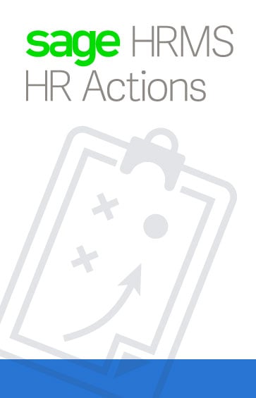 Sage HRMS HR Actions