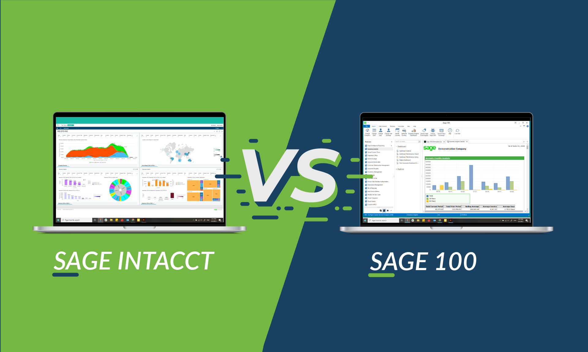 Sage 100 vs Sage Intacct | Find the Right Solution for Your Business