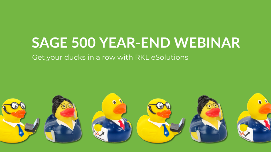Webinar: Sage 500 Year-end